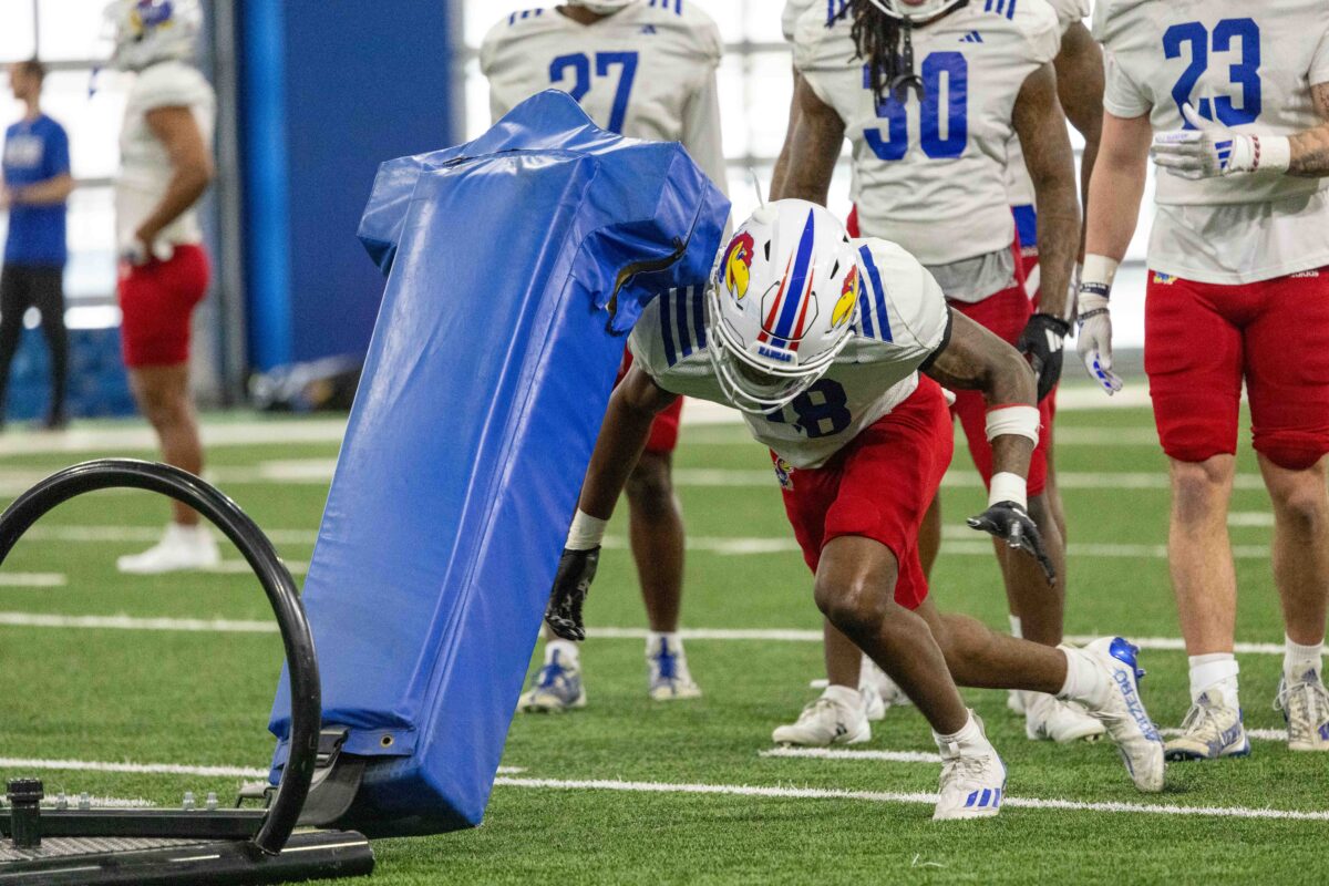 Photo Gallery: KU football continues spring practice - KU Sports